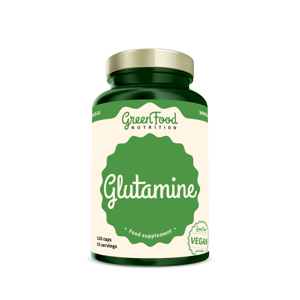 Glutamine 120 gélules :: GreenFood Nutrition s.r.o